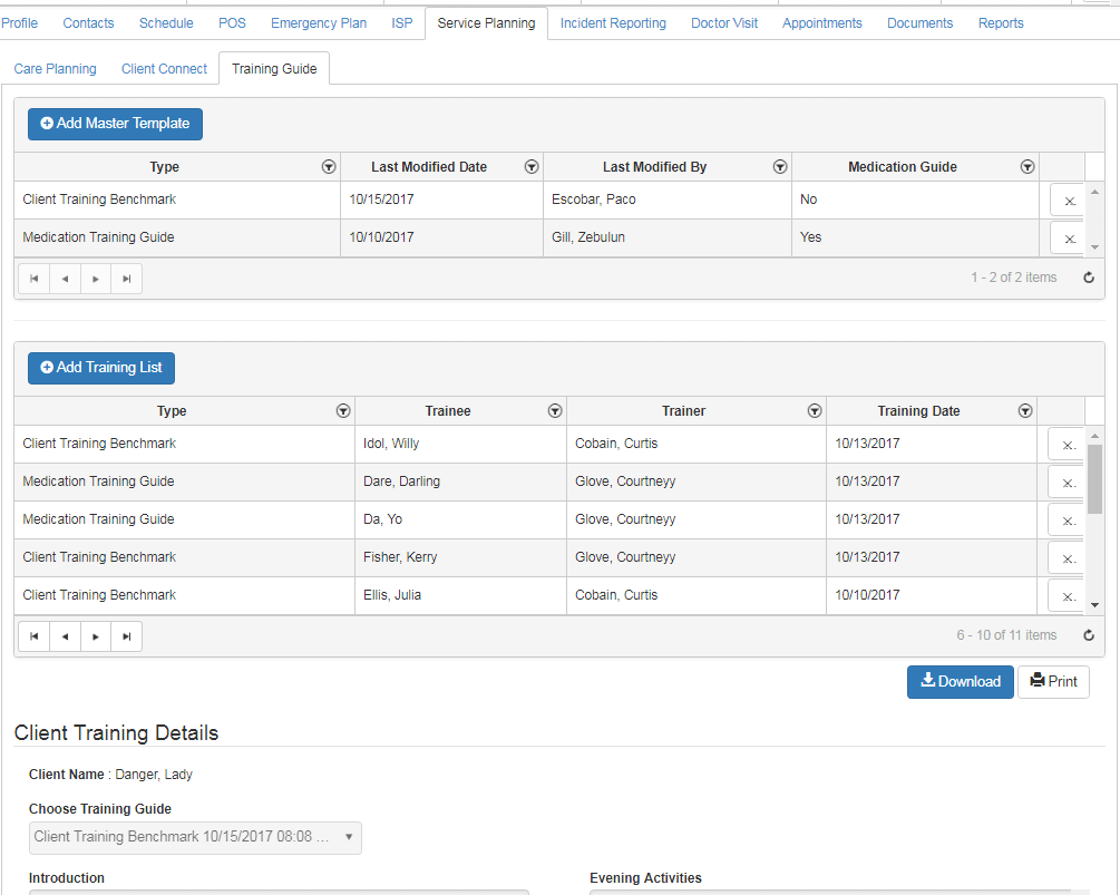 client training guide overview - QuickSolvePlus | IDD Scheduling and Management Software